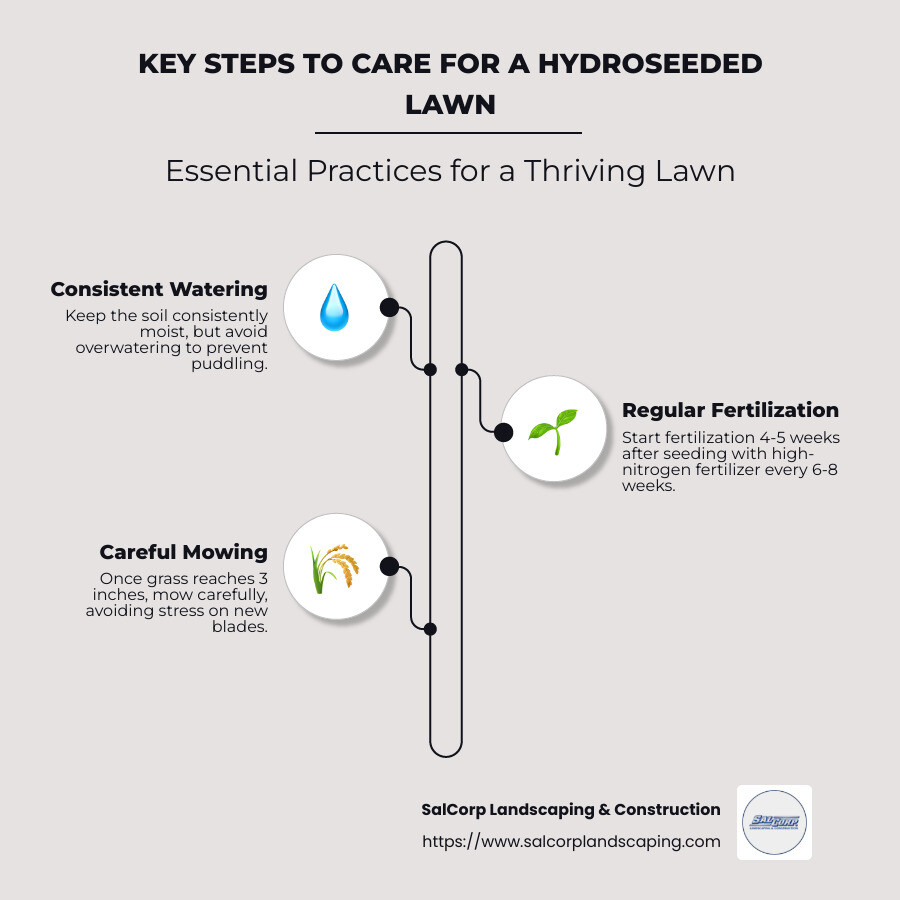 How to Care for Hydroseeded Lawn: Top 5 Essential Tips