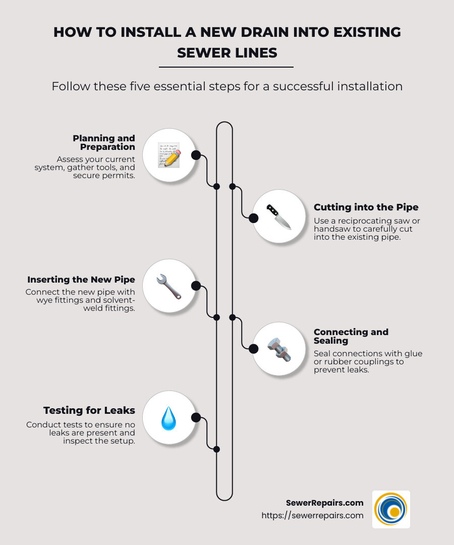 Adding a New Drain to Your Sewer Lines: Installation Tips and Tricks
