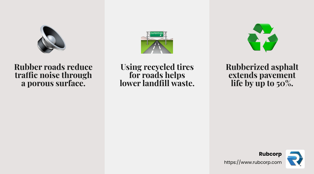 Rubber Roads: How Recycled Tires are Transforming Our Highways - Rubcorp