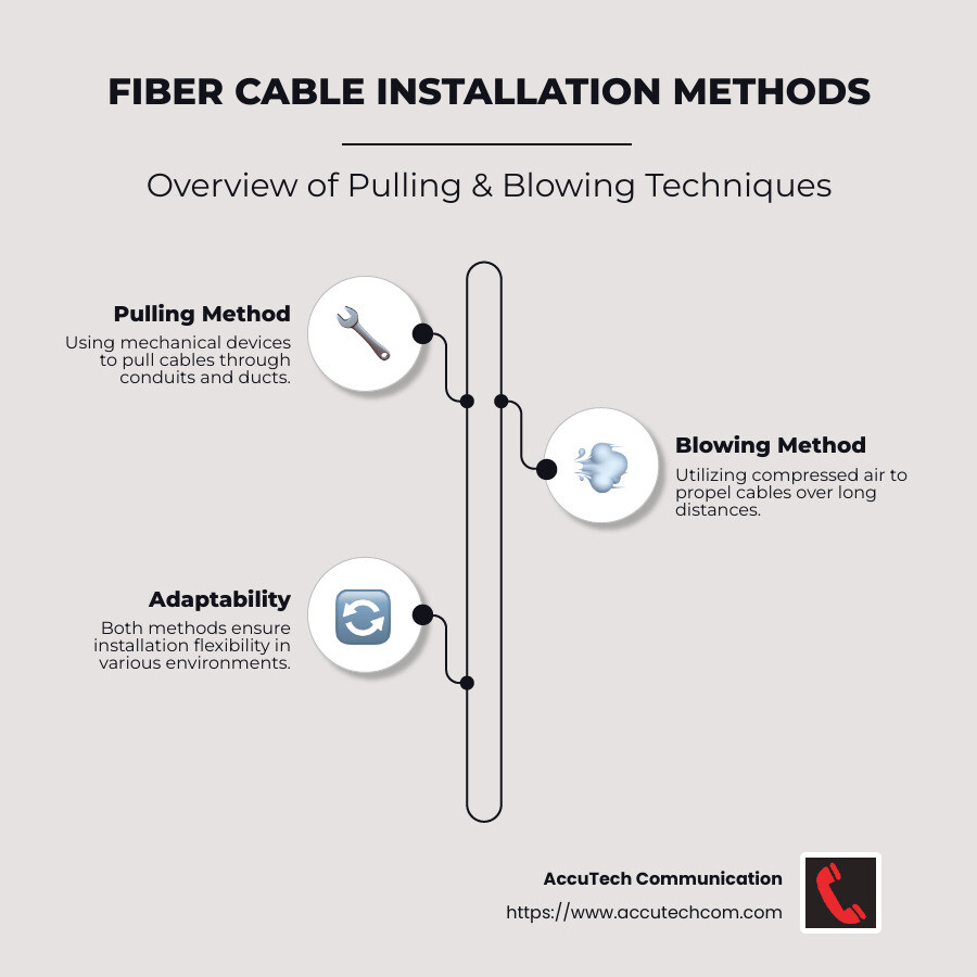 Fiber Cable Installation: Top Methods & Tips 2024