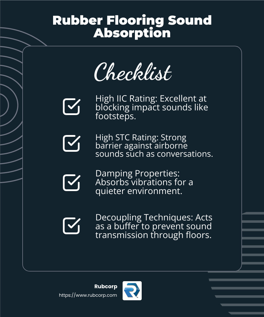 Soundproof Your Step: Rubber Flooring Options for Noise Reduction - Rubcorp