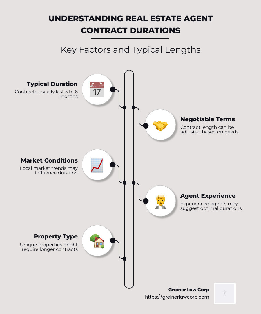 How Long Is a Contract with a Real Estate Agent? Top Tips