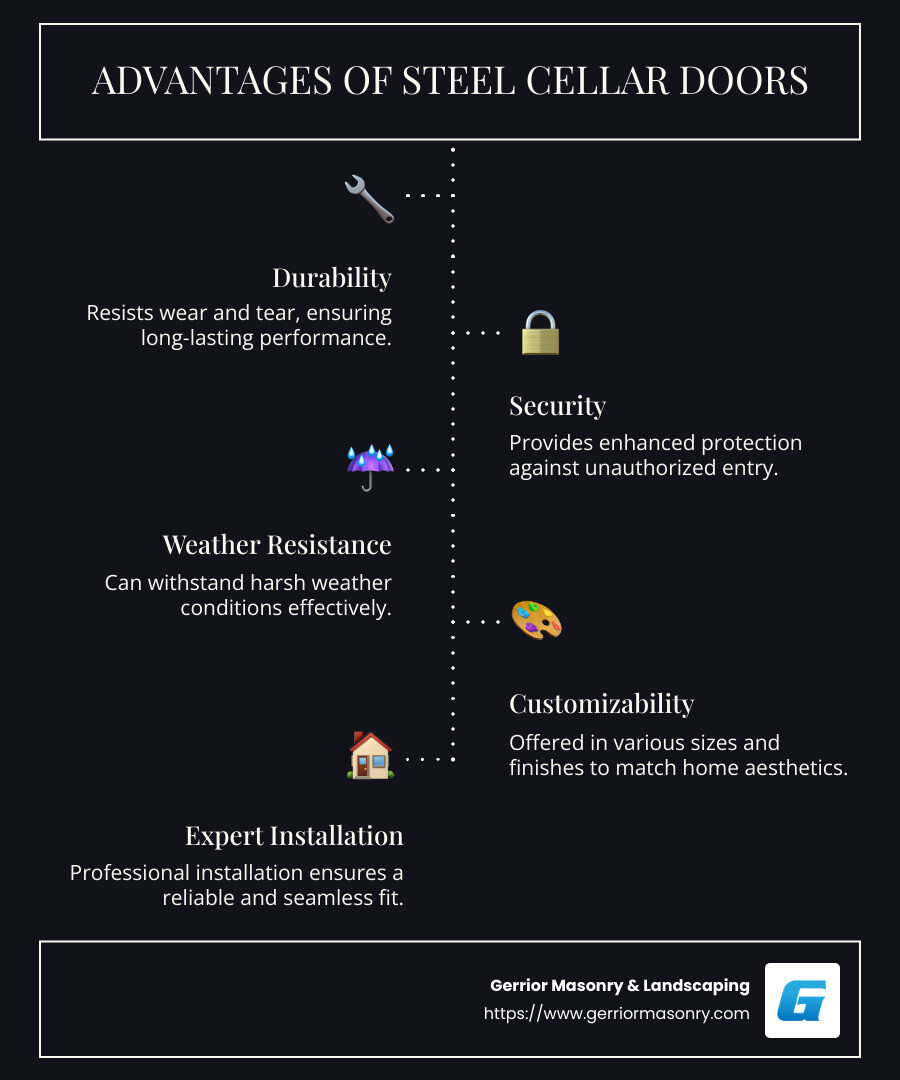 Steel Cellar Doors: Top 5 Secure Options in 2024