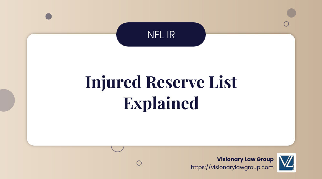 NFL Injured Reserve Impact: Legal Insights