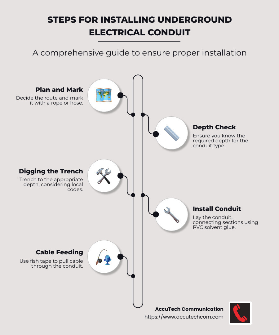 How to Install Underground Electrical Conduit: #1 Best Tips