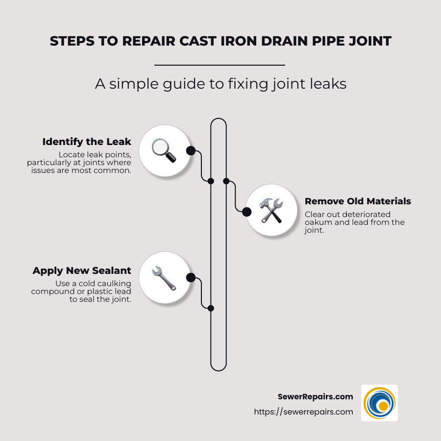 Joint Ventures: Repairing Cast Iron Drain Pipes