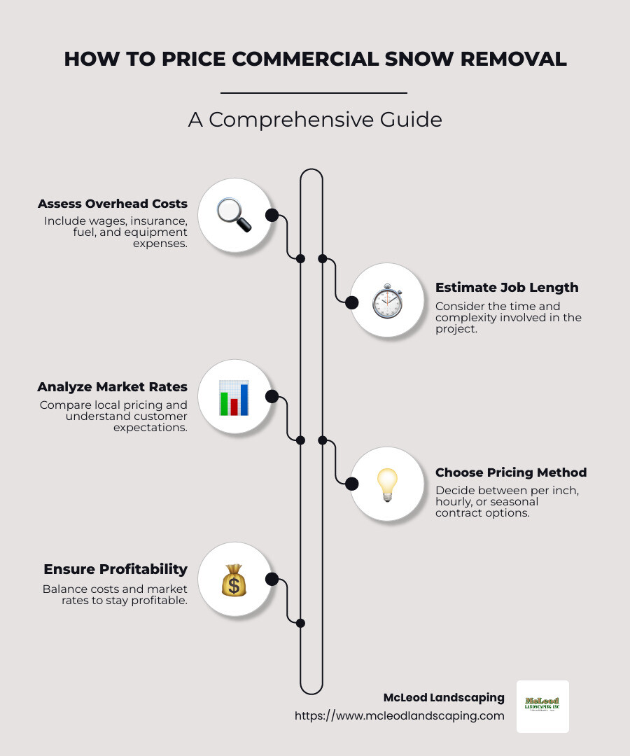 How to Price Commercial Snow Removal: Top Tips 2024