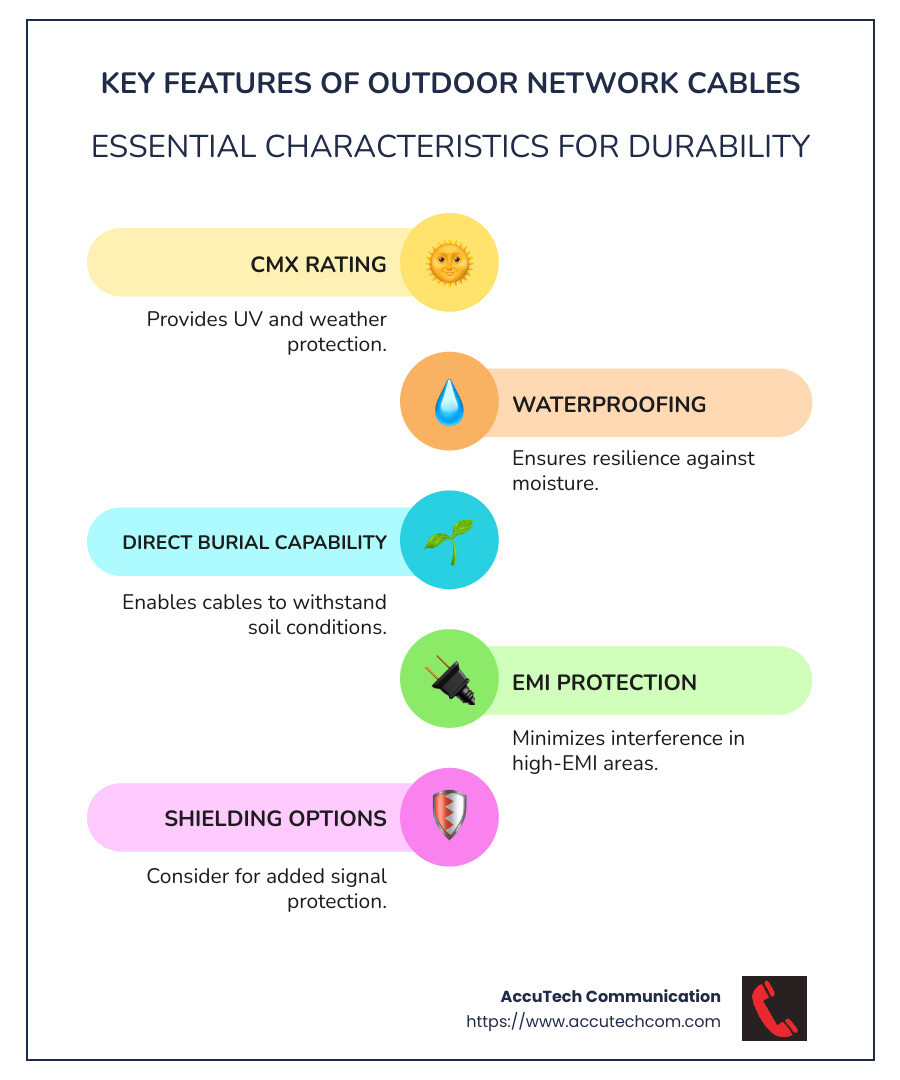 Outdoor Network Cable: Top 3 Powerful Picks 2024