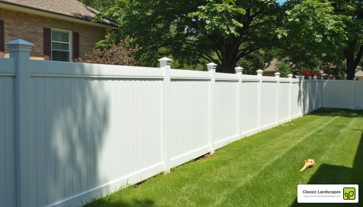 Edmonton's Guide to Vinyl Fence Installation: Do It Right