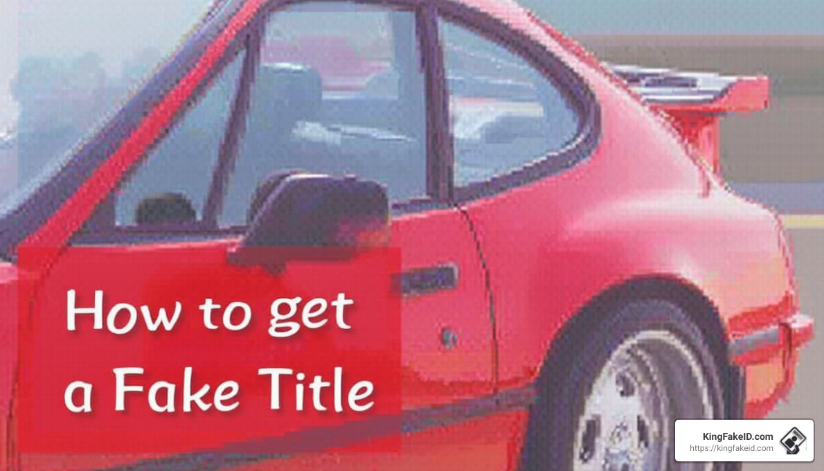 How To Get A Fake Car Title Online In 5 Easy Steps 2026