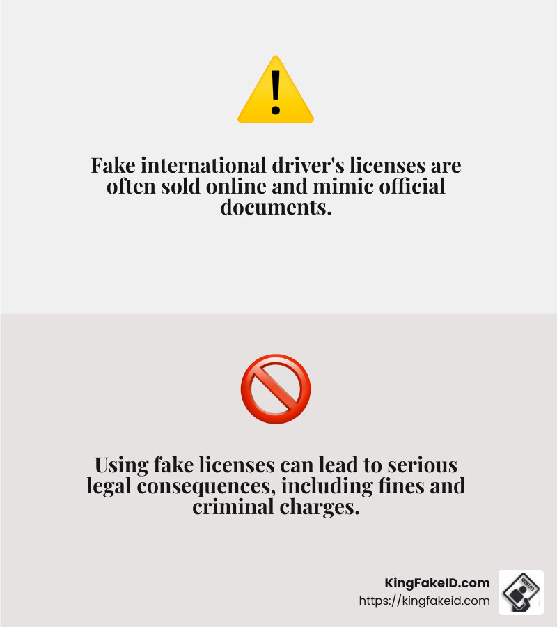 Fake International Drivers License: Top 5 Dangerous Scams