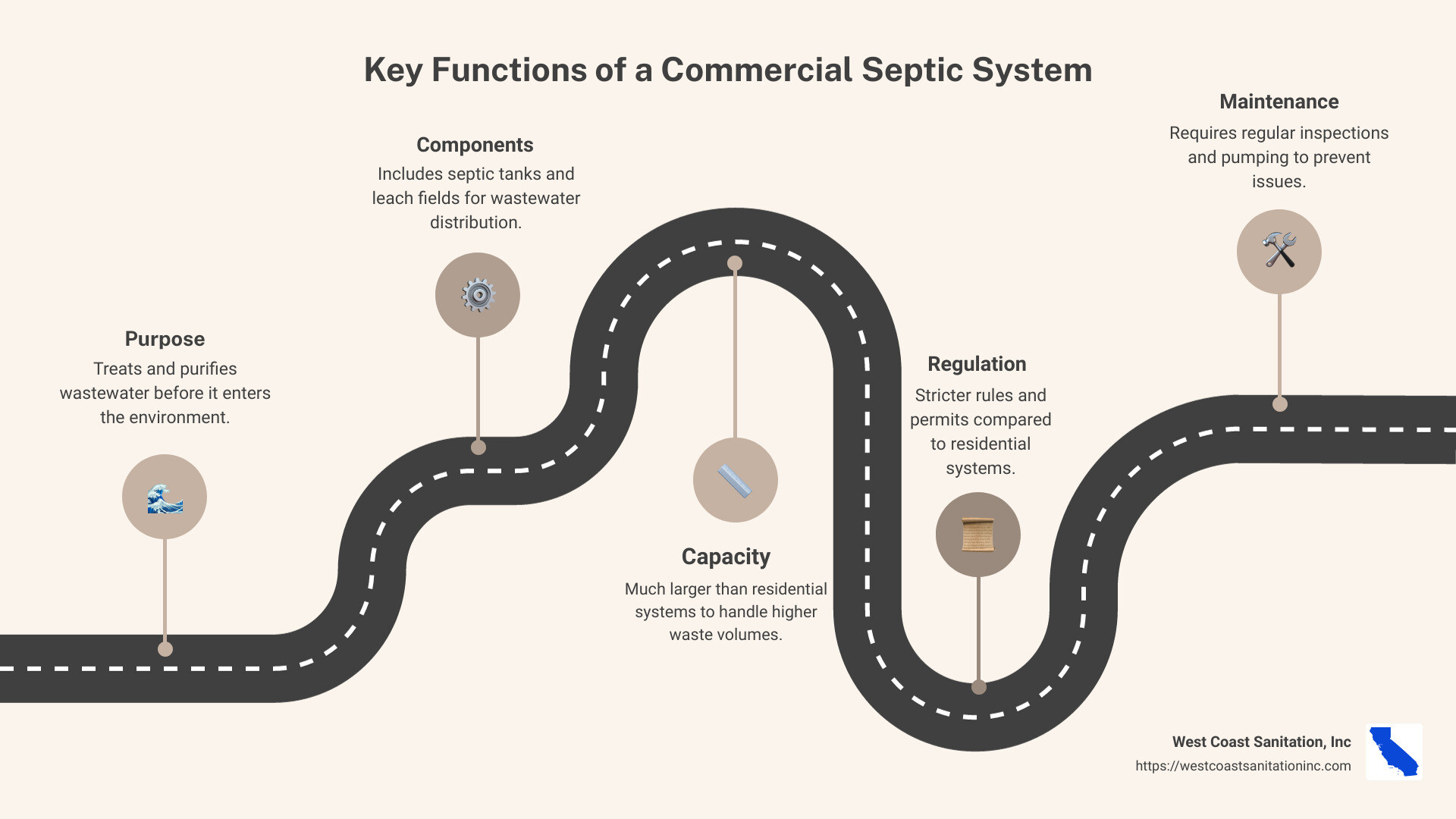 Understanding Commercial Septic Systems - West Coast Sanitation