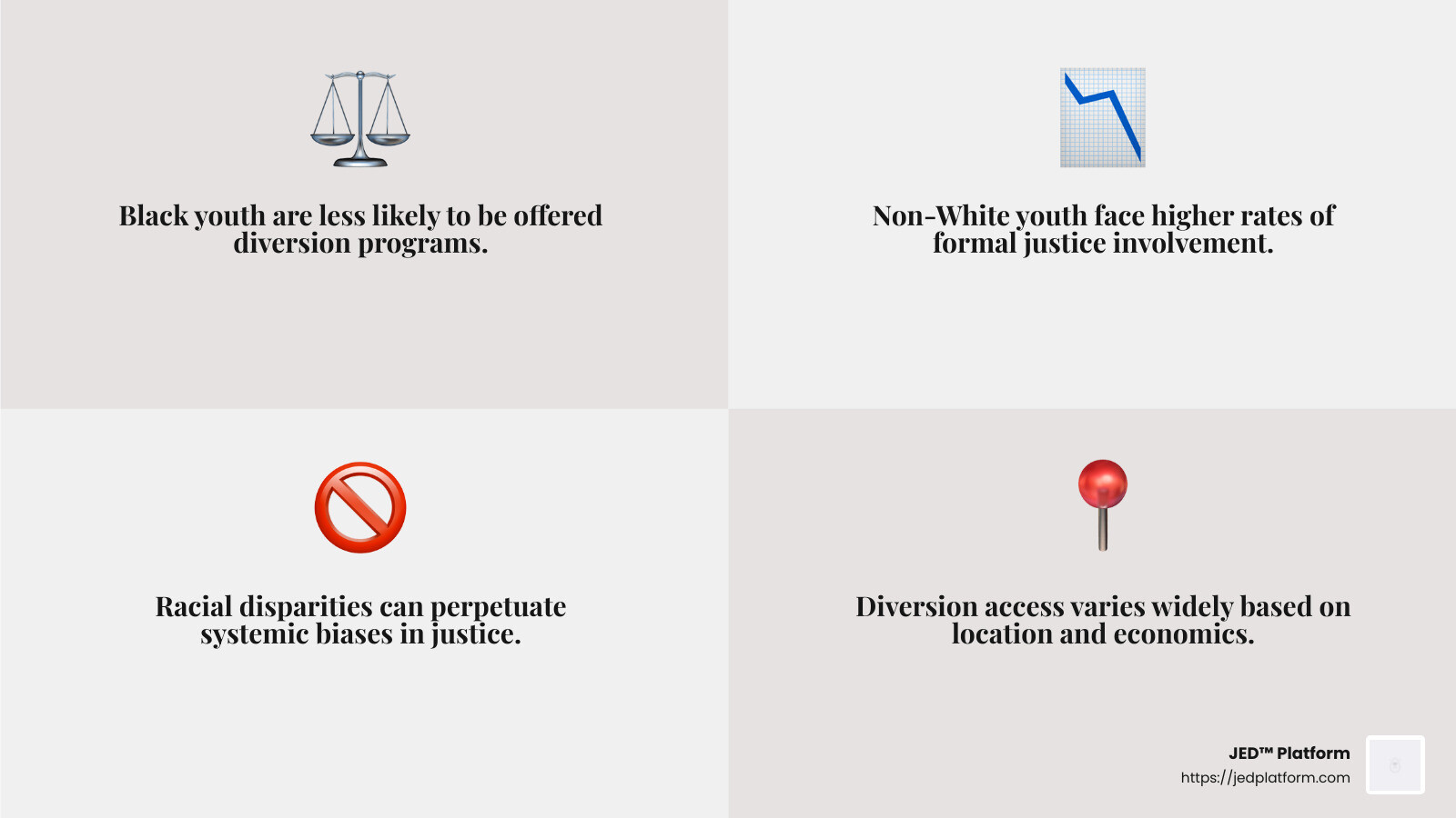 The Bright Side of Justice: Benefits of Diversion Programs - JED™ PLatform