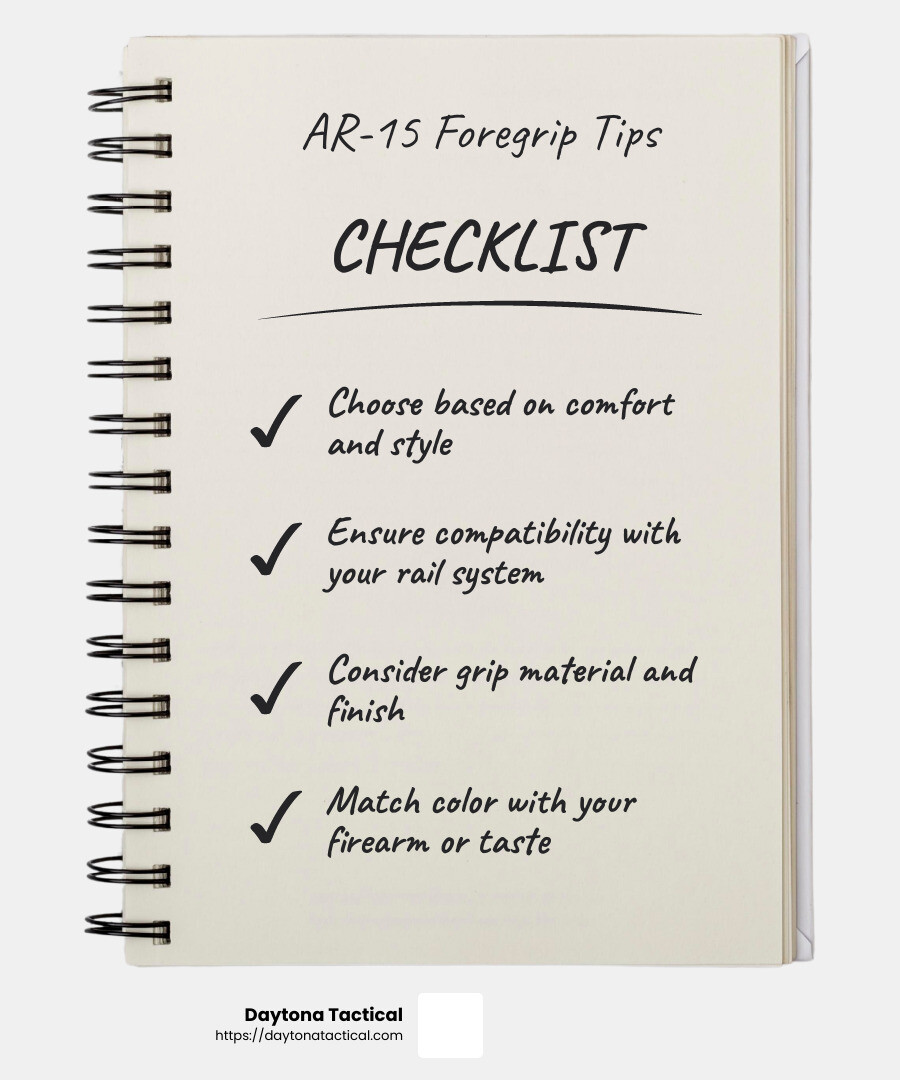 AR-15 Grips Foregrips: Top Styles to Choose in 2025