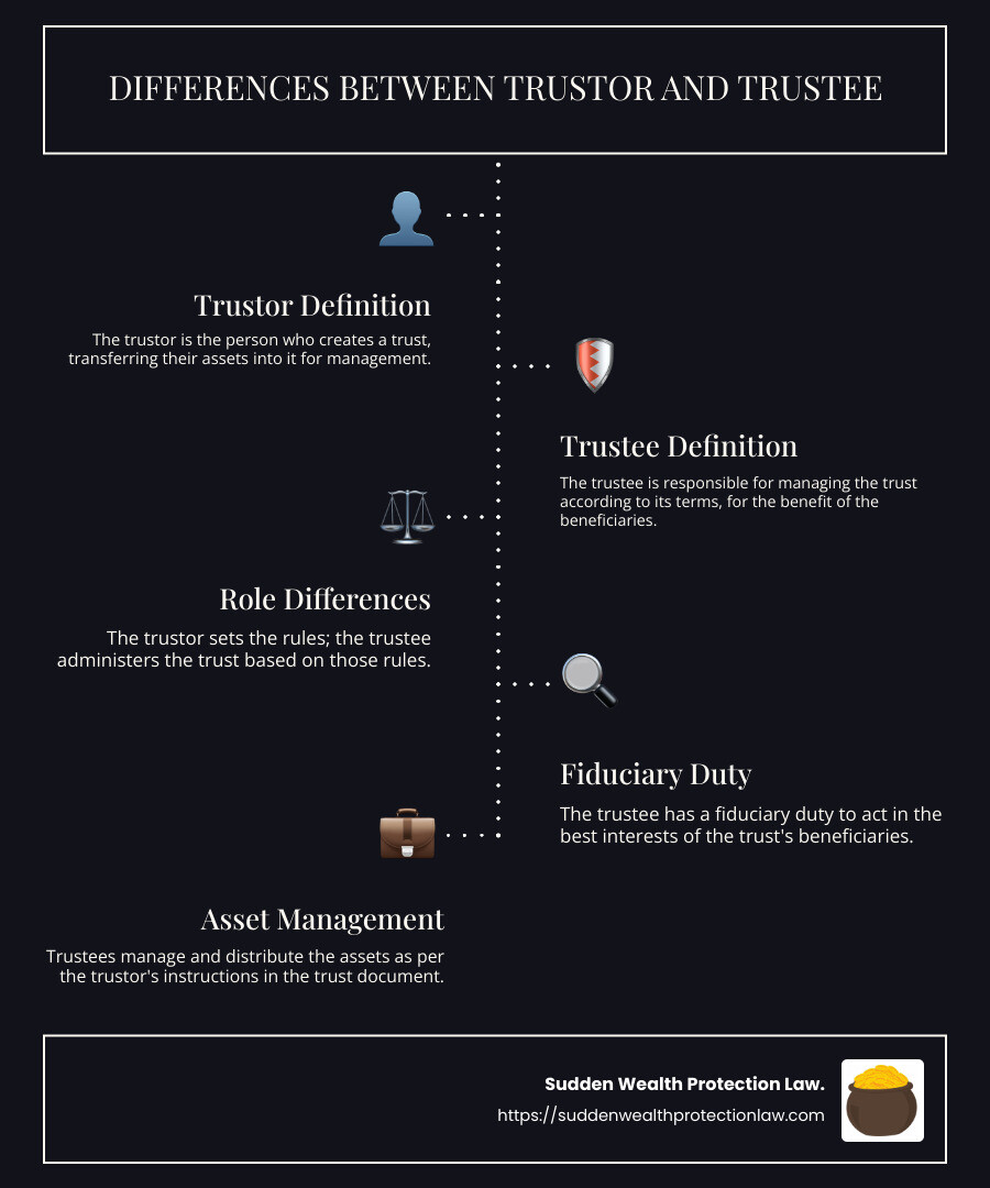 Trustee vs Trustor: Who’s Who in the World of Trusts? - Sudden Wealth Protection Law
