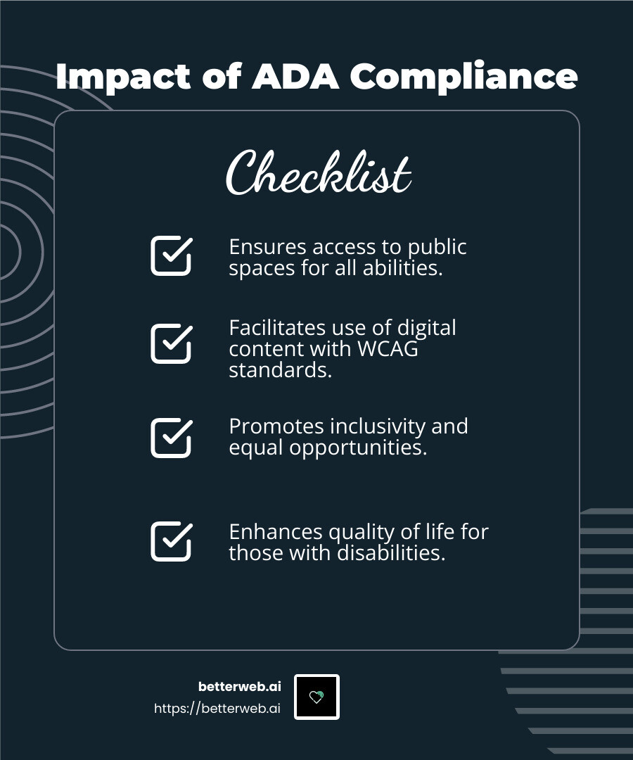 ADA Compliant Meaning: Top 5 Crucial Benefits 2025