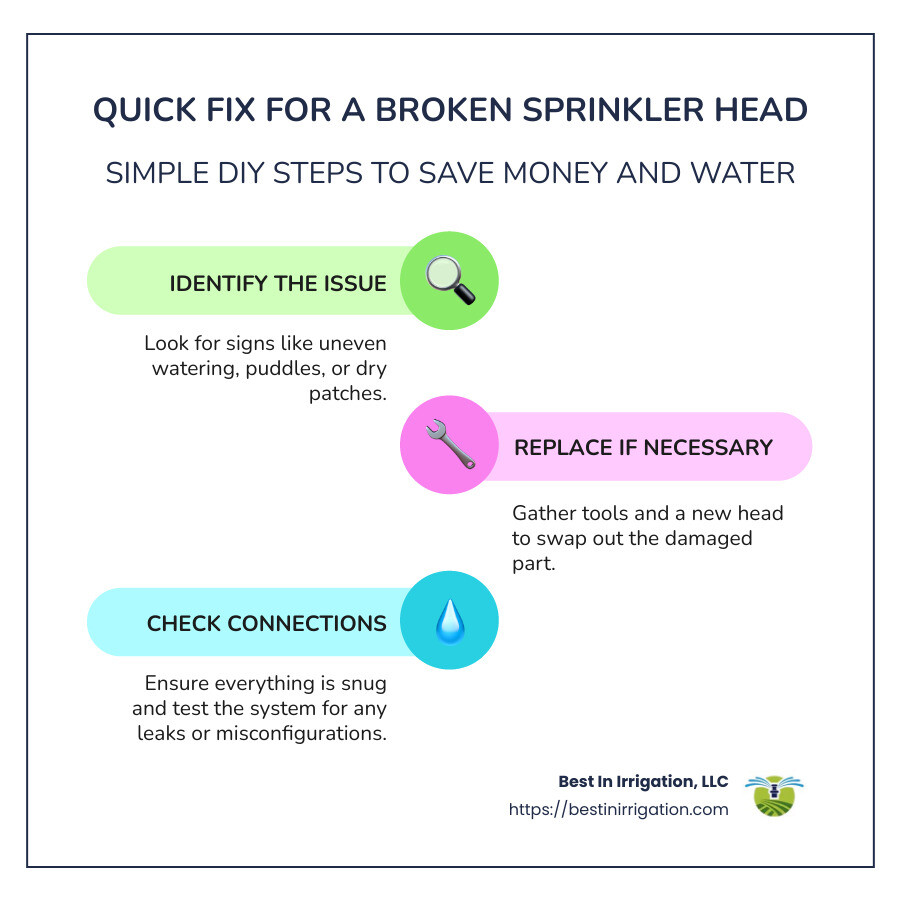 Broken Sprinkler Head: 5 Essential Fixes for 2025