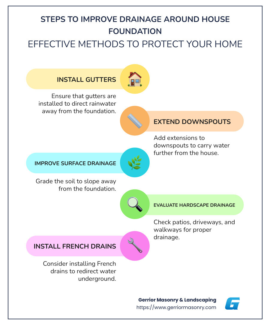 Drainage Around House Foundation: 5 Essential Solutions