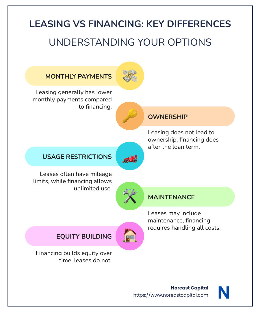 Leasing vs Financing: Decoding the Differences - Noreast Capital
