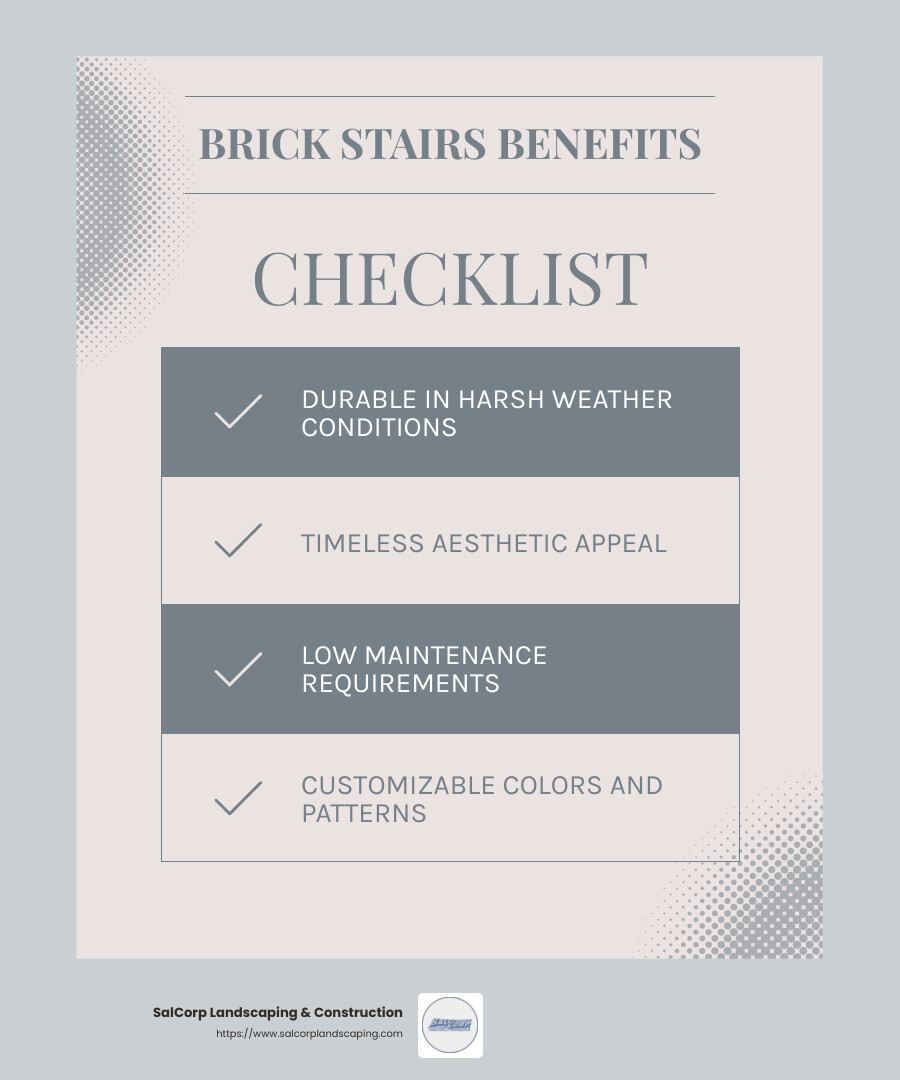 Best Brick Stairs Design: 5 Stunning, Durable Ideas 2025