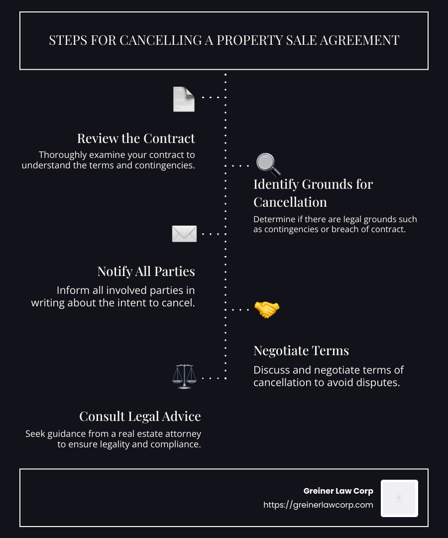 Cancelling a Property Sale Agreement: Top 5 Essential Tips