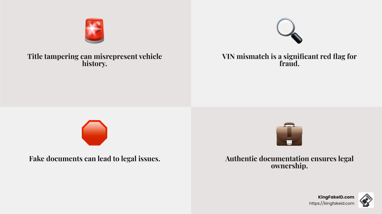 Fake Car Titles For Sale: Buyer Beware 2025 - King Fake ID