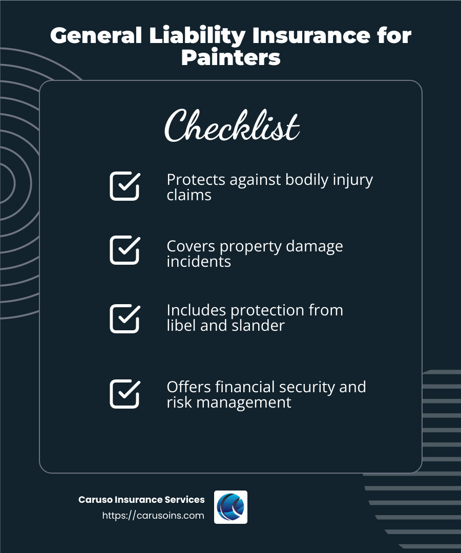 General Liability Insurance for Painters: Top 5 Essentials