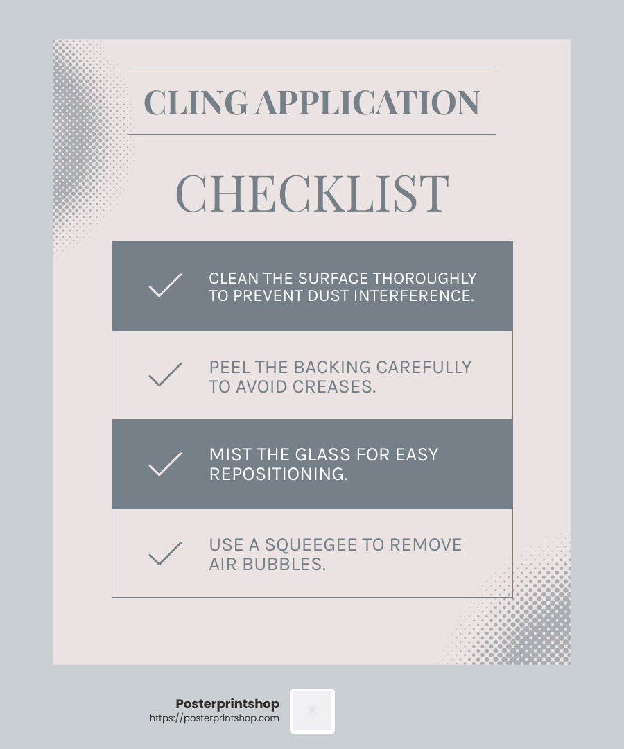 Guide to Custom Window Cling Prints - Poster Print Shop