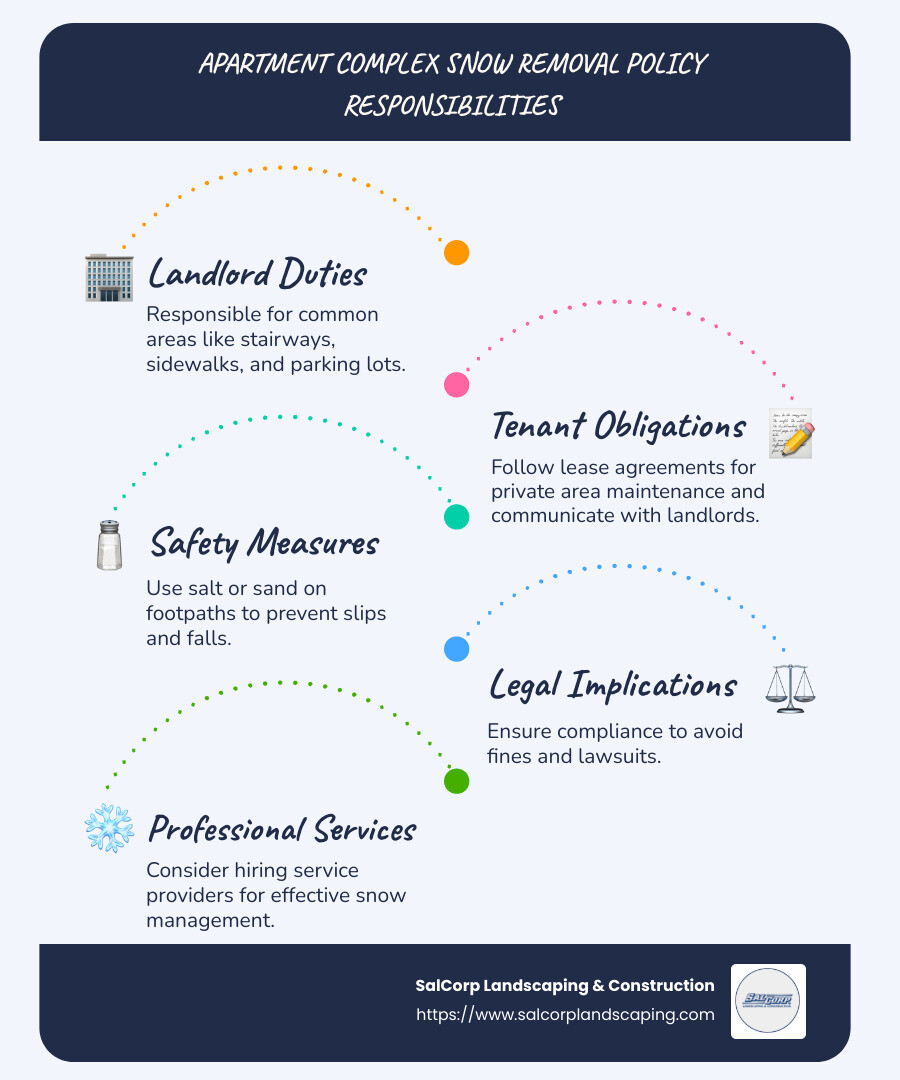 Apartment Complex Snow Removal Policy: Best 5 Elite Facts