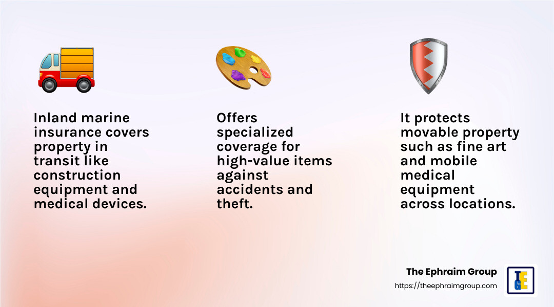 What is Inland Marine Insurance: Top 5 Essential Benefits