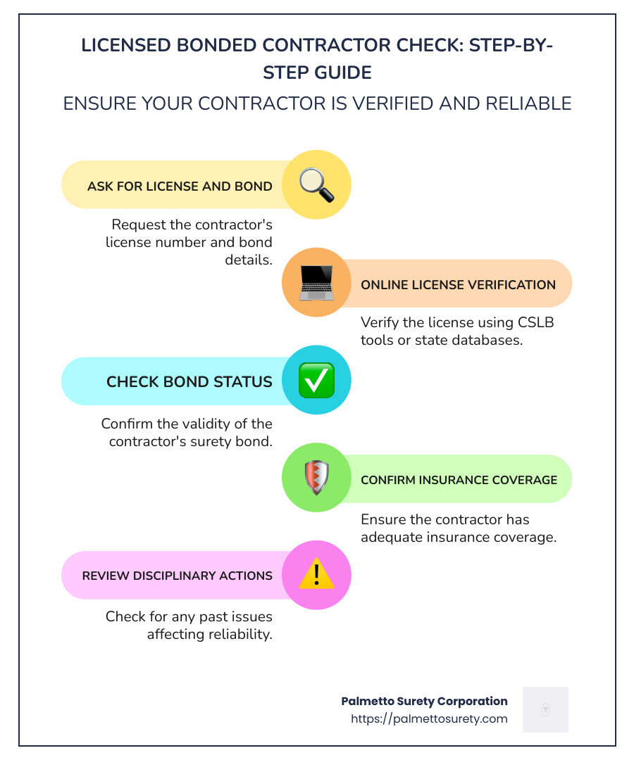 Licensed Bonded Contractor Check: 5 Surefire Methods