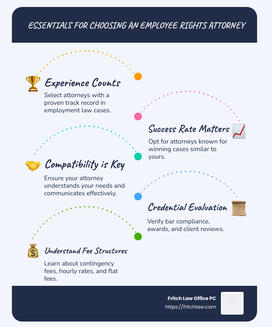 Navigating the Legal Maze: How to Choose an Employee Rights Attorney