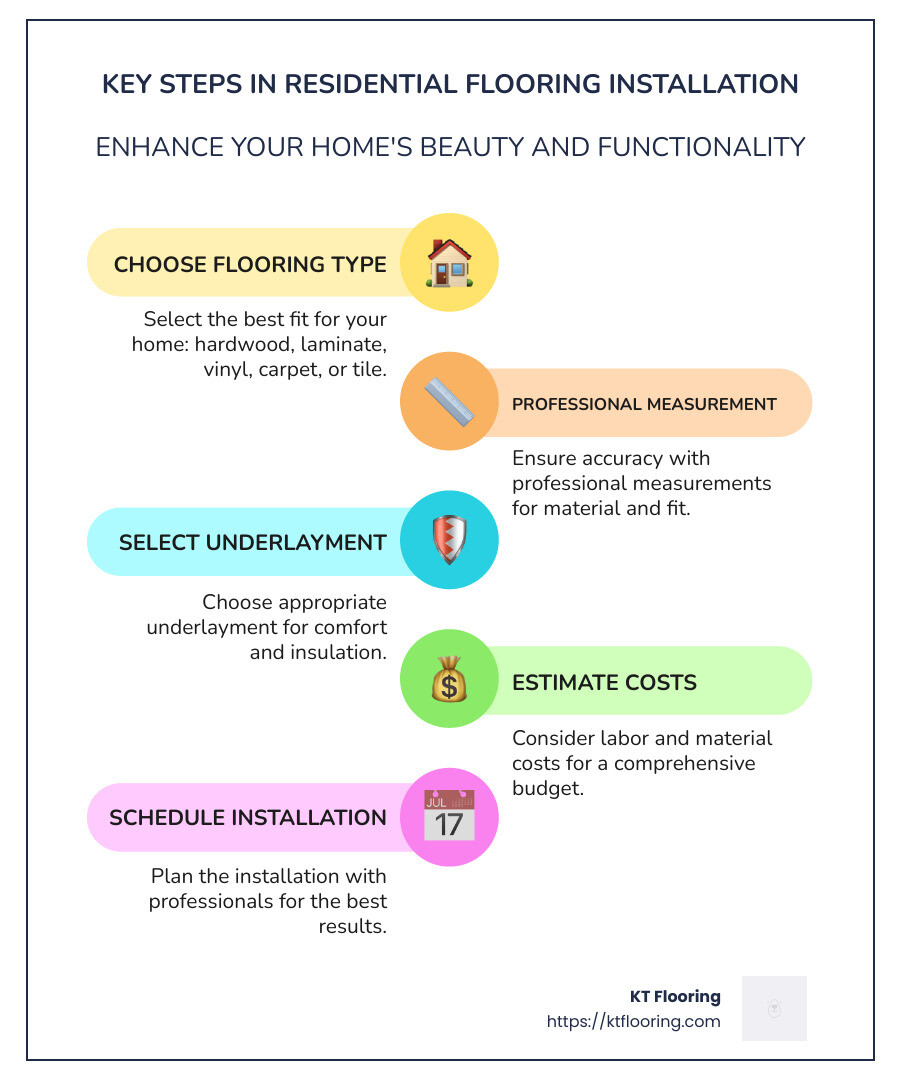 Residential Flooring Installations: Top 3 Stunning Options