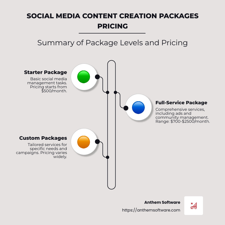 Priced to Perfection: Social Media Content Creation Packages - Anthem ...
