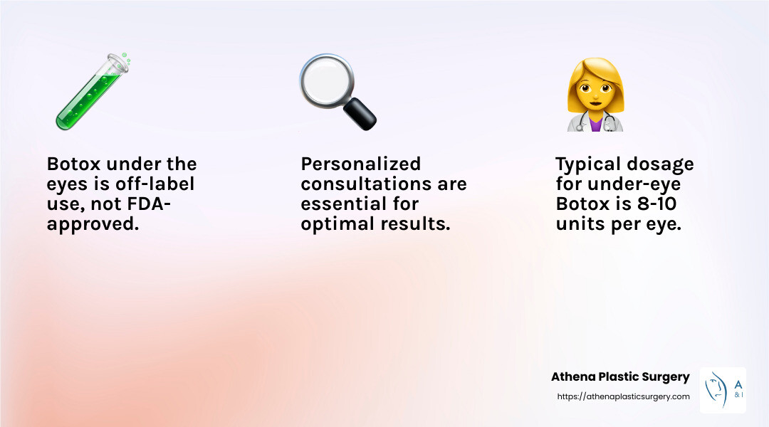 How Many Units of Botox for Under Eyes: Top 3 Stunning Facts
