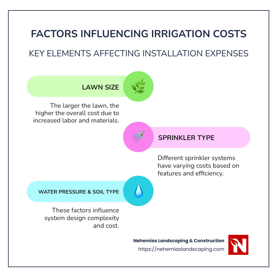 Irrigation System Installation Cost: Top 5 Surprising Benefits