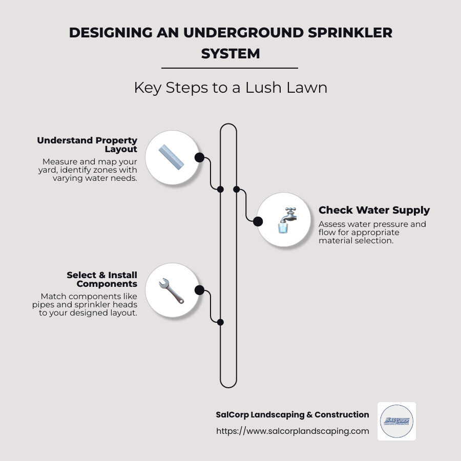 Designing Underground Sprinkler System: Top Guide 2025