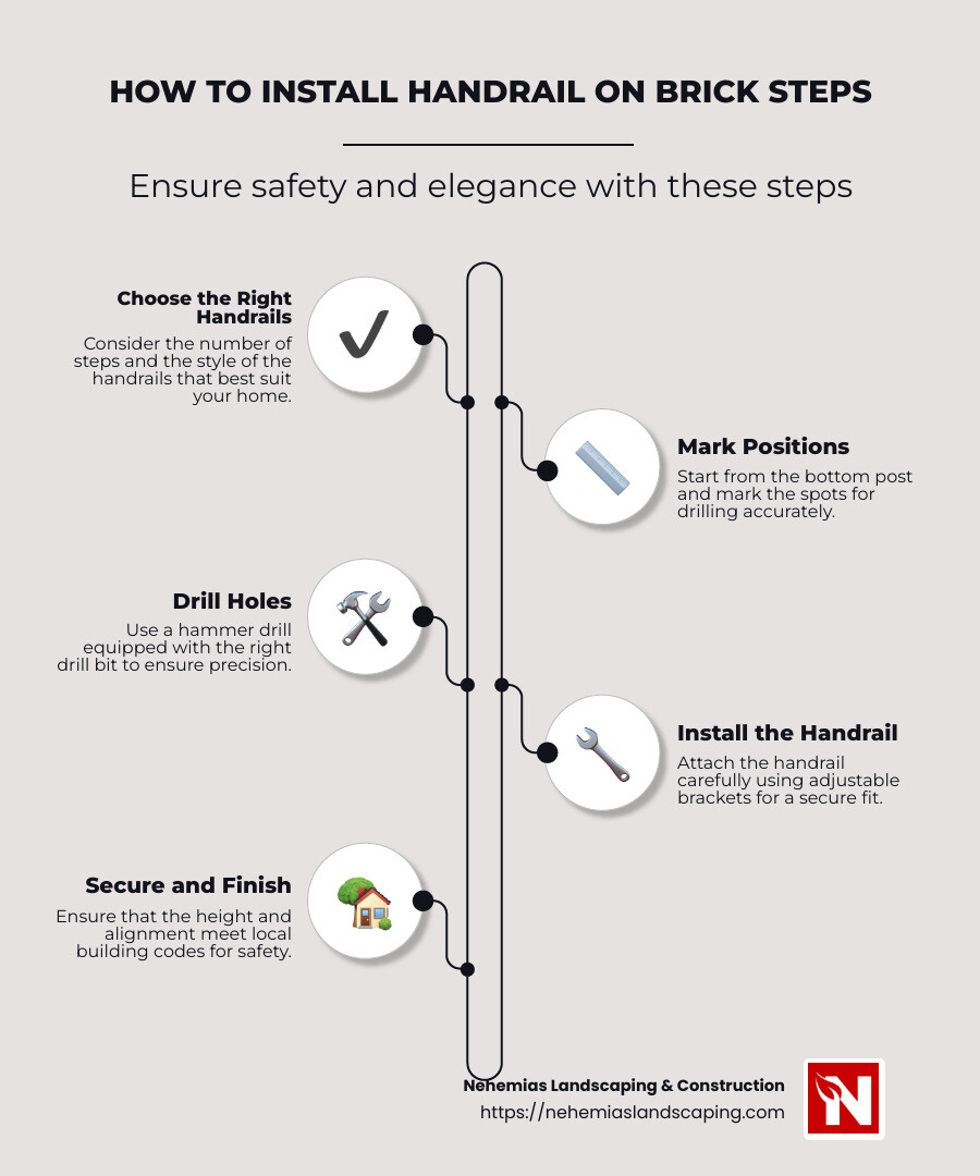 How to Install Handrail on Brick Steps: Top 3 Easy Tips
