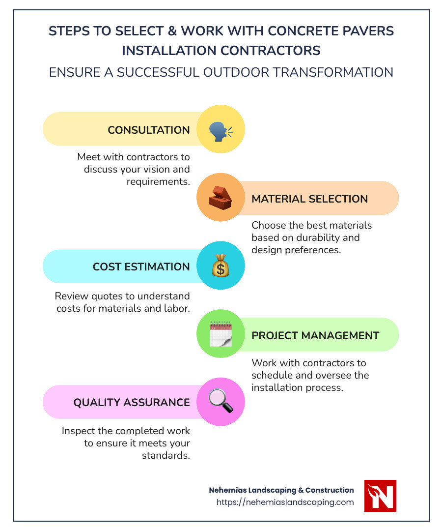 Concrete Pavers Installation Contractors: Best 3 Experts