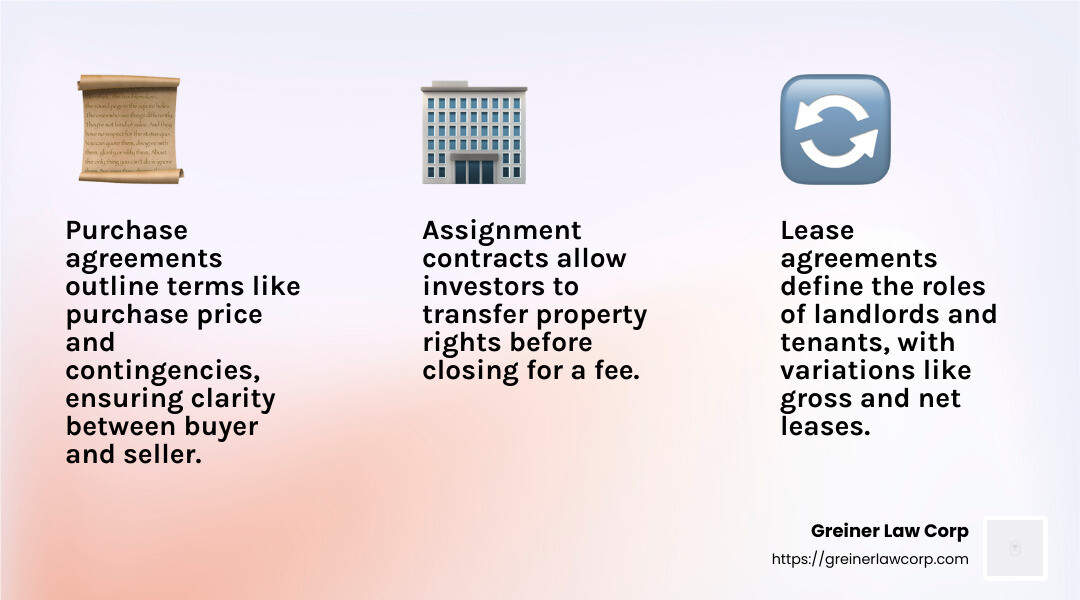 Commercial Real Estate Contracts: Top 5 Key Insights