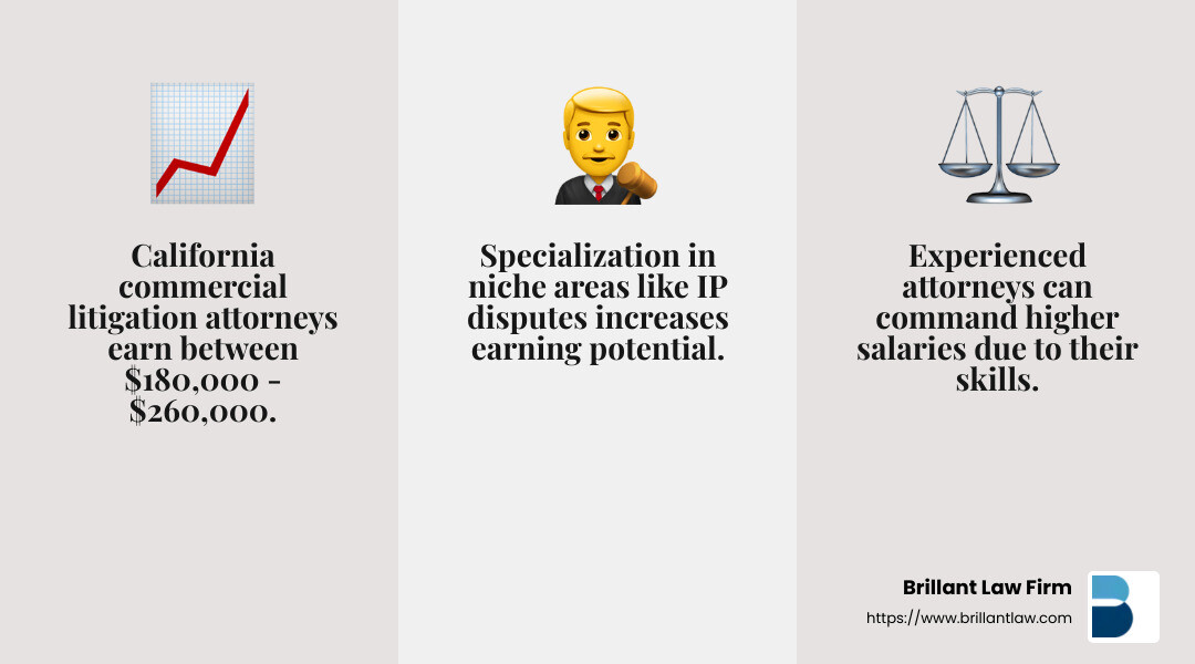 The Price of Justice: Commercial Litigation Attorney Salaries ...