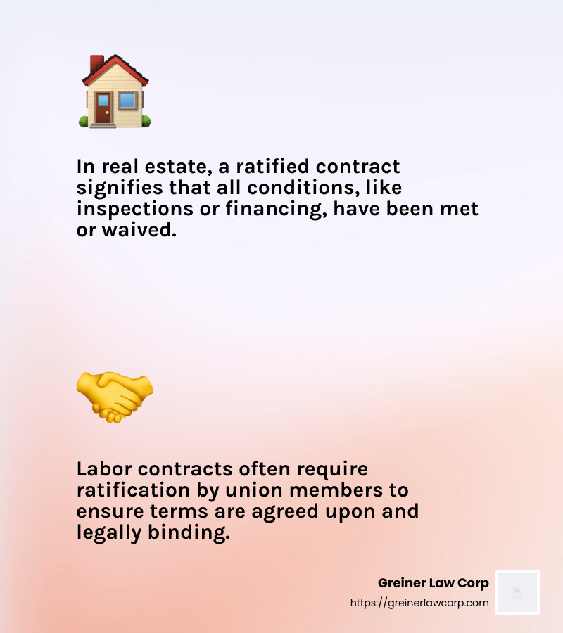 Ratification Contract: Top 5 Crucial Facts for Success