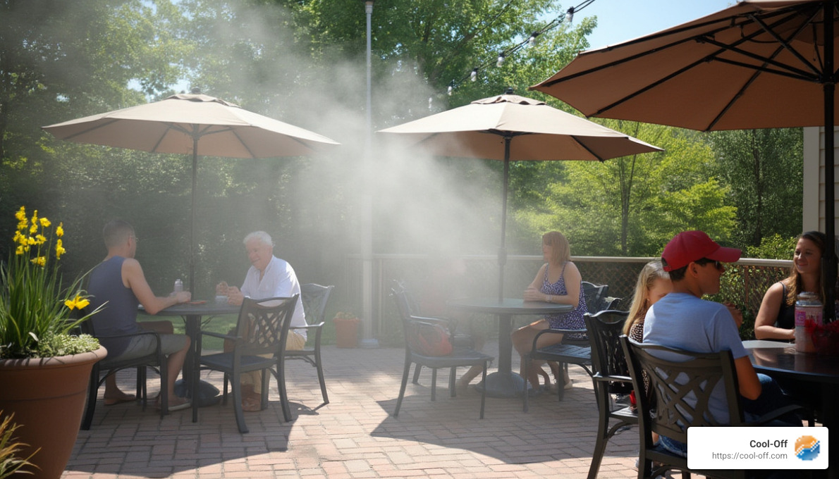 Cool Comfort: Installing the Perfect Patio Misting Fan System