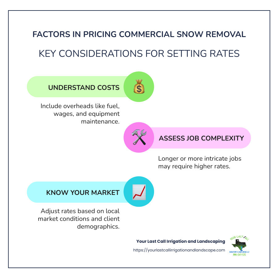How to Price Commercial Snow Removal: Top 5 Proven Tips
