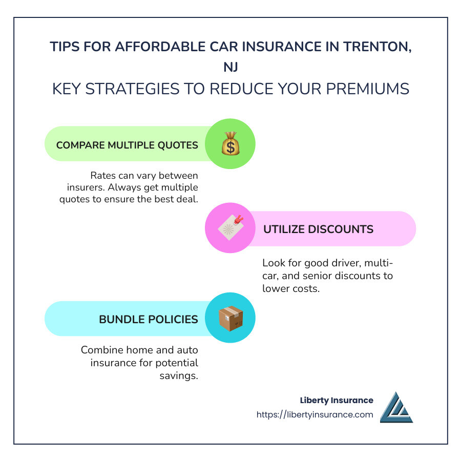 Car Insurance Trenton NJ: 5 Best Affordable Options 2025