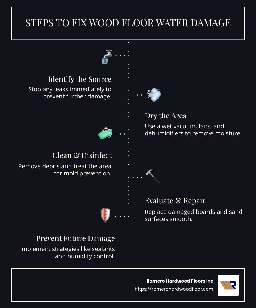Fix wood floor water damage: Top 7 Proven Restoration Tips