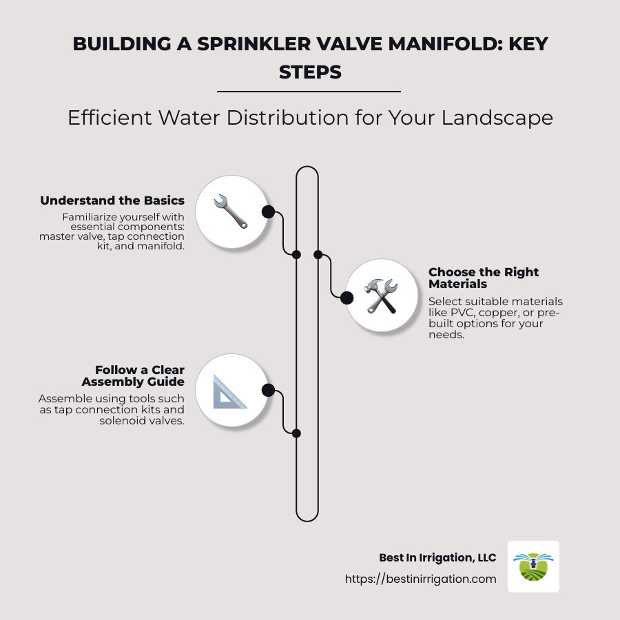 Building a Sprinkler Valve Manifold: Top 3 Expert Tips