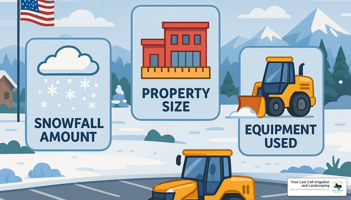 How Much Does Commercial Snow Removal Cost in 2025?