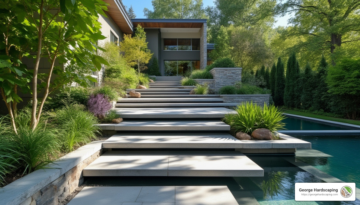 Outdoor Stone Stairs Ideas: 10 Stunning Designs 2025