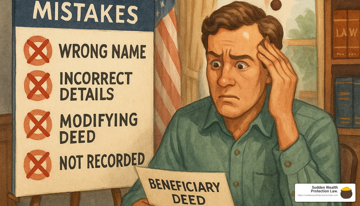 Avoid These Beneficiary Deed Mistakes - Sudden Wealth Protection Law